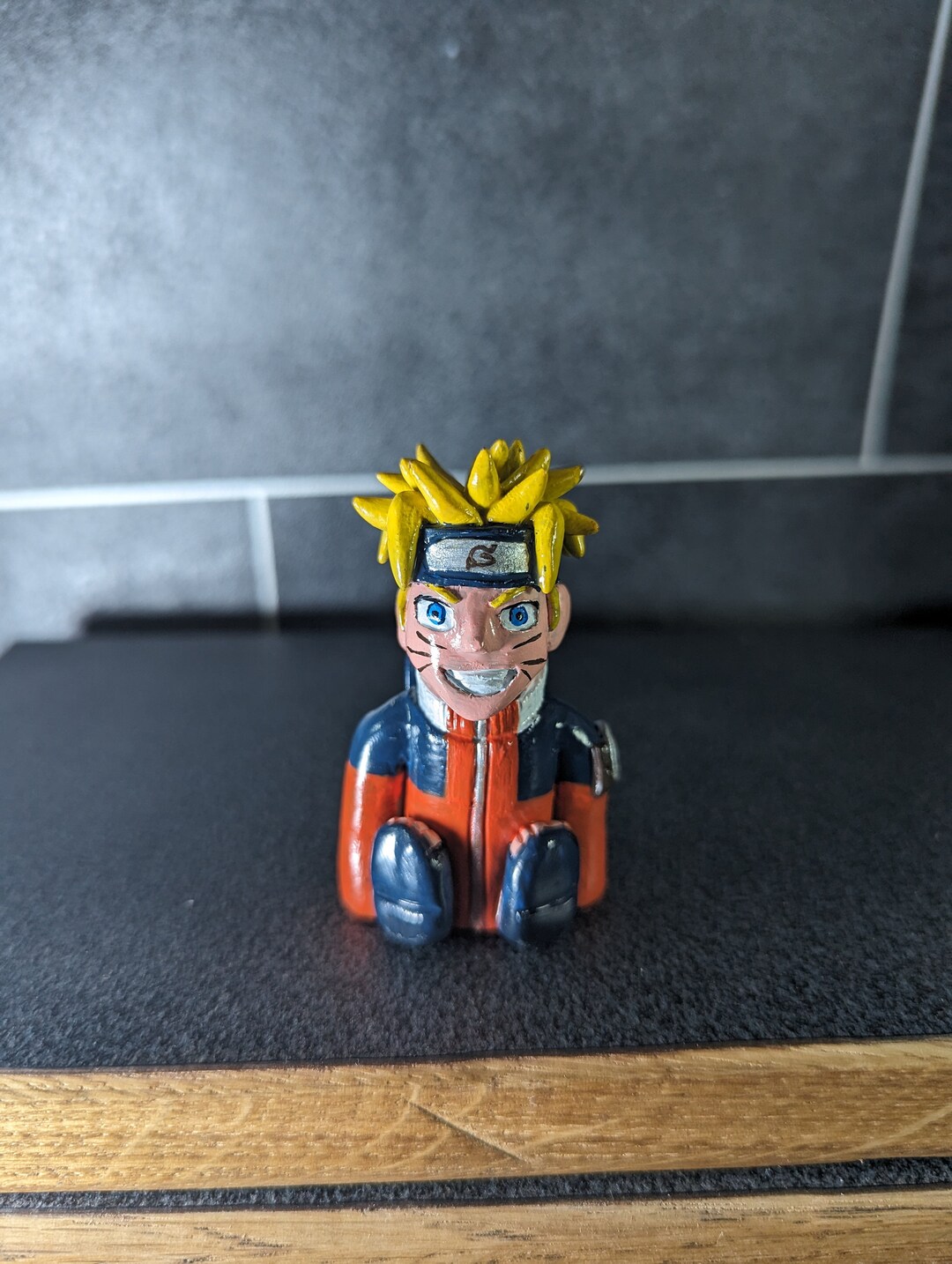 Naruto Uzumaki Handmade Cute Model, Small Figurine, Clay Sculpture ...