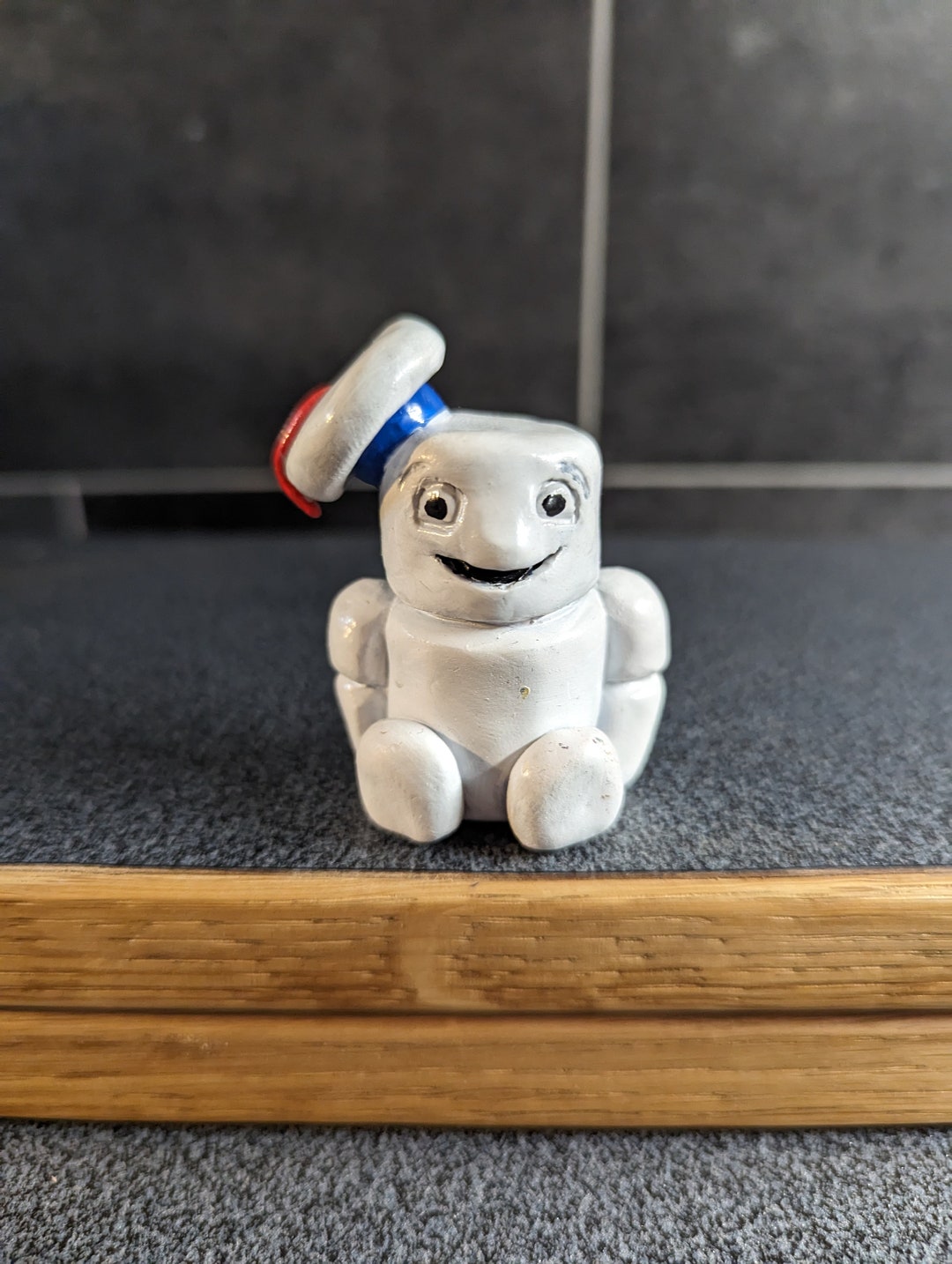 Ghostbuster Desk Buddy Handmade, Polymer Clay Sculpture Small Figurine ...