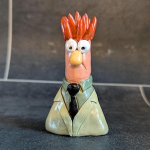 Muppets Beaker Desk Buddy Clay Model Shelf Desk Decor Nostalgia - Etsy