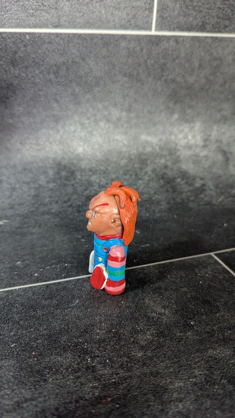 Chucky Desk Buddy Mini Clay Figurine Horror Movie - Etsy