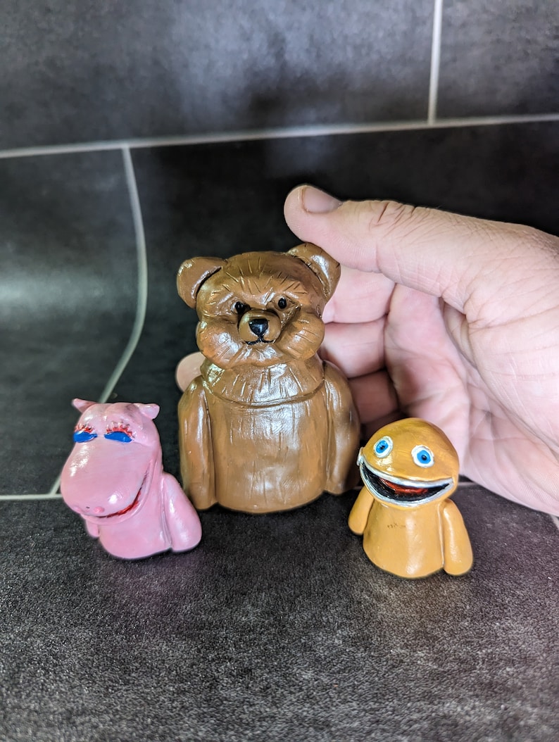 Rainbow Zippy Bungle George Desk Decor Polymer Clay - Etsy