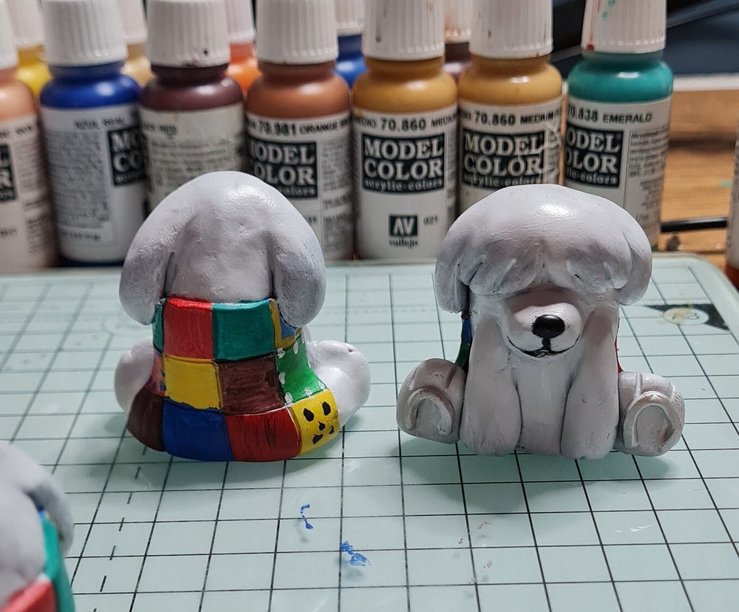 Labyrinth, Ambrosius, Handmade, Polymer Clay Sculpture, Small Figurine ...