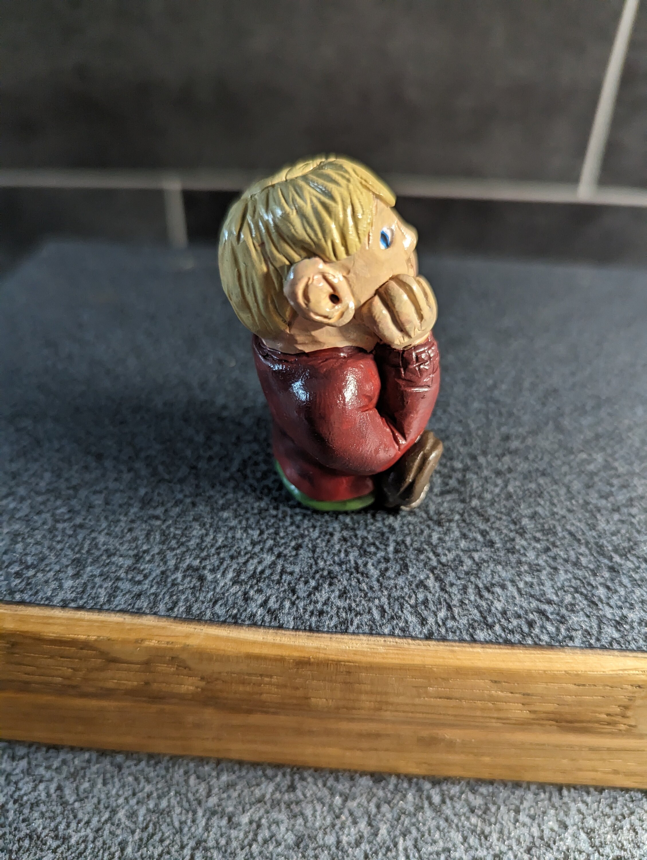 Handmade Kevin 'home Alone' Polymer Clay Desk Buddy - Etsy