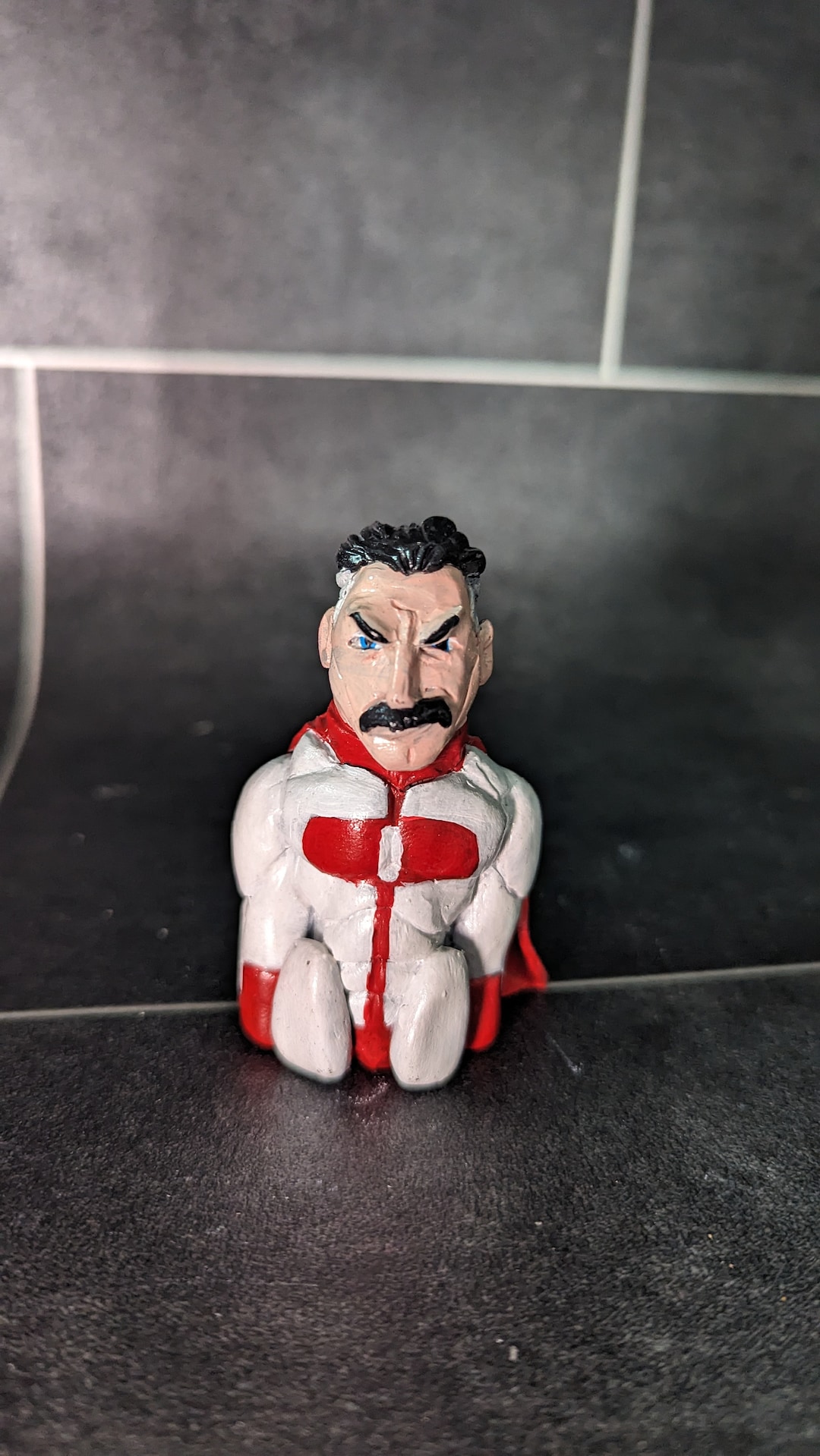 Invincible Omni-man Handmade Desk Buddy Cute Model, Small Figurine ...