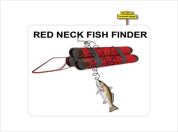 Redneck Fish Finder Funny Sticker Decal Buy 2 Get 3 R791 - Etsy