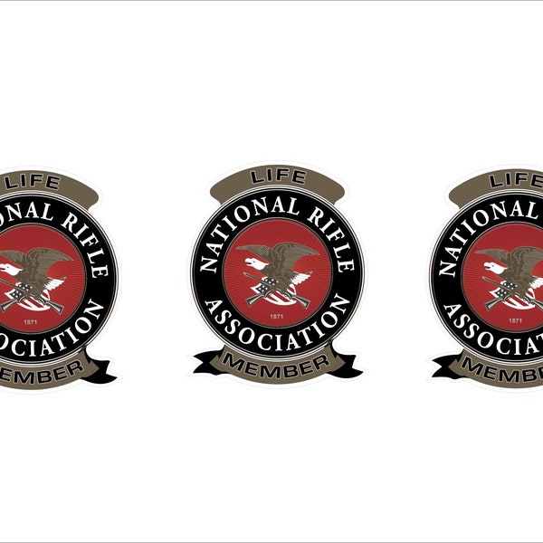 Nra Life Member Sticker - Etsy