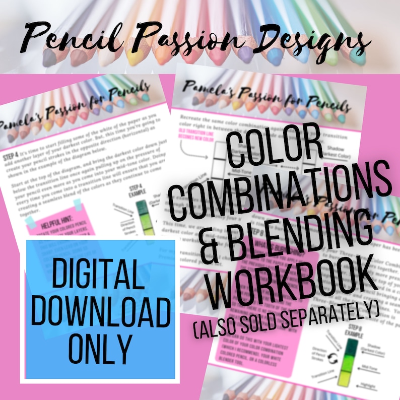 BUNDLED ITEM - Color Combination & Blending Workbook and Color ...