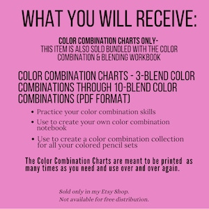 Color Combination Charts - 3-blend Through 10-blend Color Combination ...
