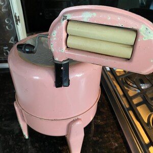 Antique Pink Tin Toy 1930s Wolverine Washing Machine With Ringer - Etsy