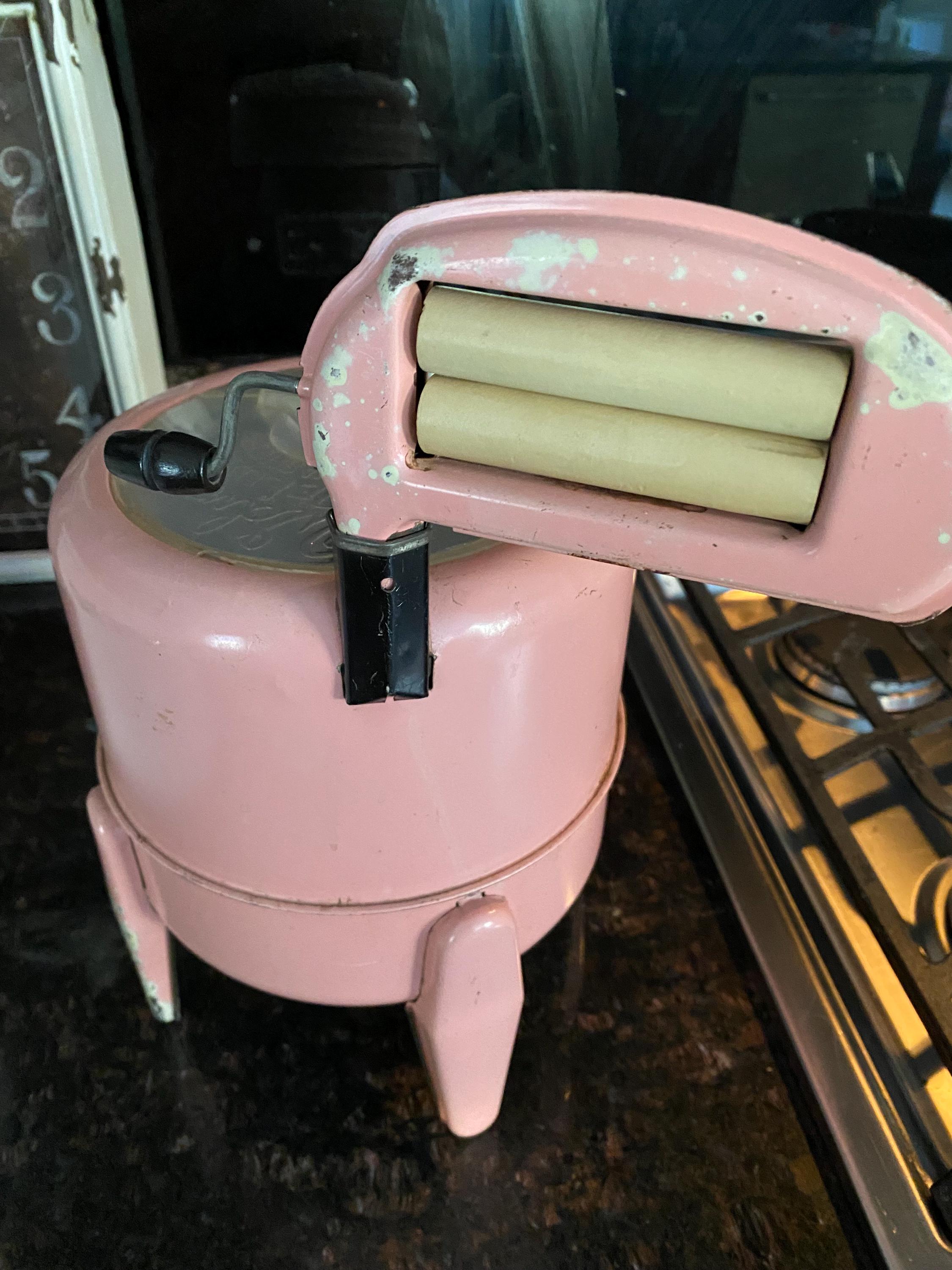 Antique Pink Tin Toy 1930s Wolverine Washing Machine With Ringer - Etsy