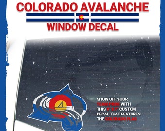 Colorado Avalanche Car Decal - Etsy