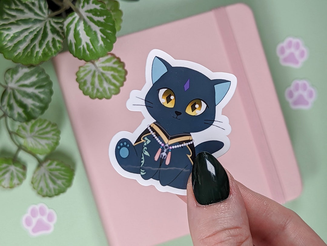 XIAO Sticker, Genshin Impact Sticker, Kawaii Cat Sticker Gift for Anime ...