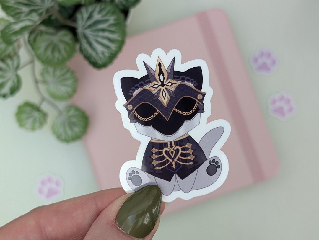 IL CAPITANO Sticker, Genshin Impact Sticker, the Captain, Fatui ...