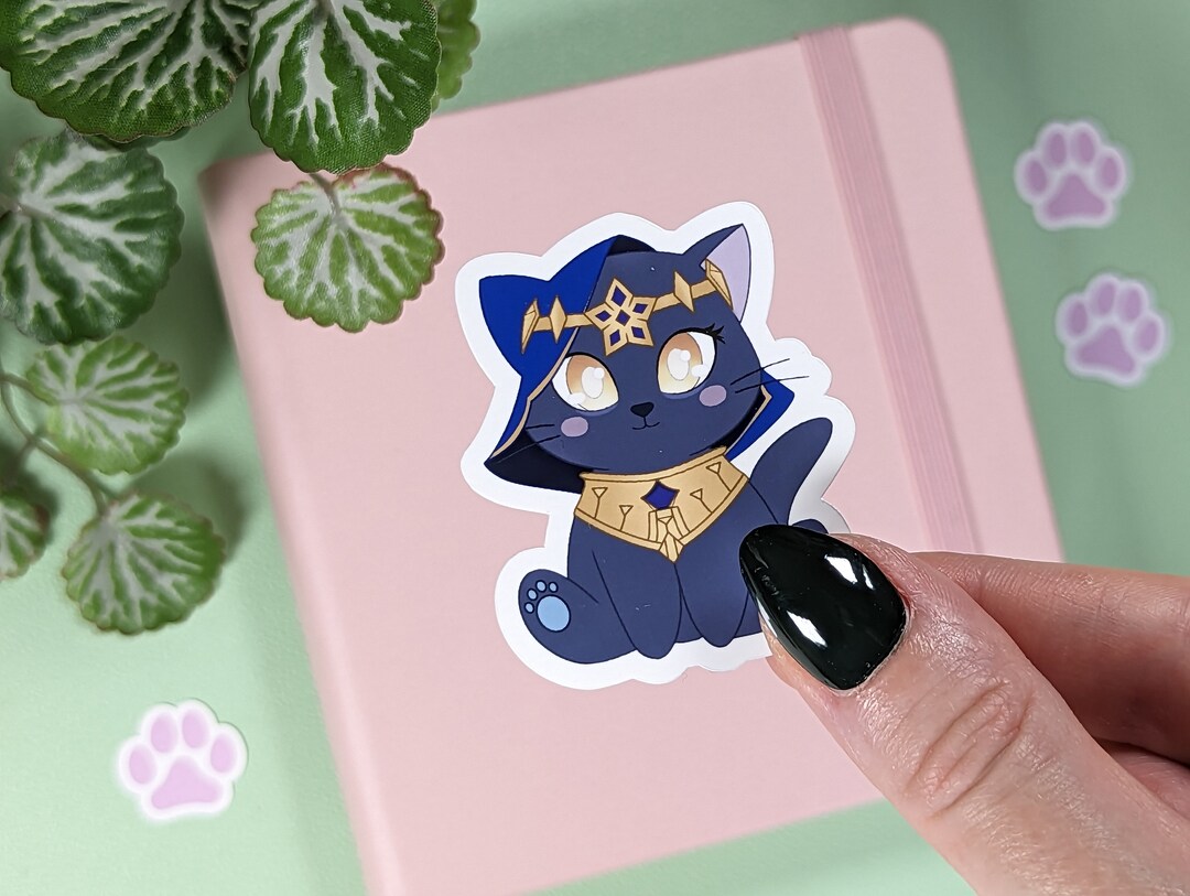 LAYLA Sticker, Genshin Impact Sticker, Kawaii Cat Sticker Gift for ...