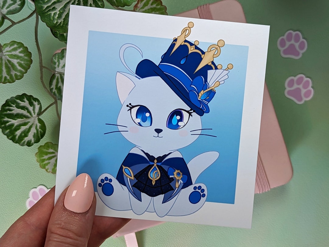 FURINA / FOCALORS Art Print, Genshin Impact Poster, Cute Wall Decor ...