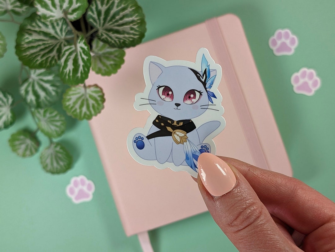 SKIRK Sticker, Genshin Impact Sticker, Kawaii Cat Sticker Gift for ...