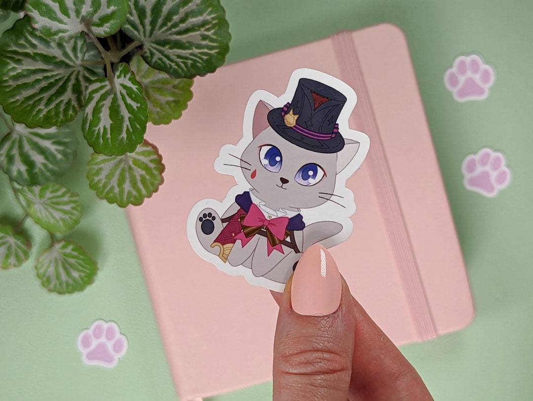 LYNEY Sticker, Genshin Impact Sticker, Kawaii Cat Sticker Gift for ...