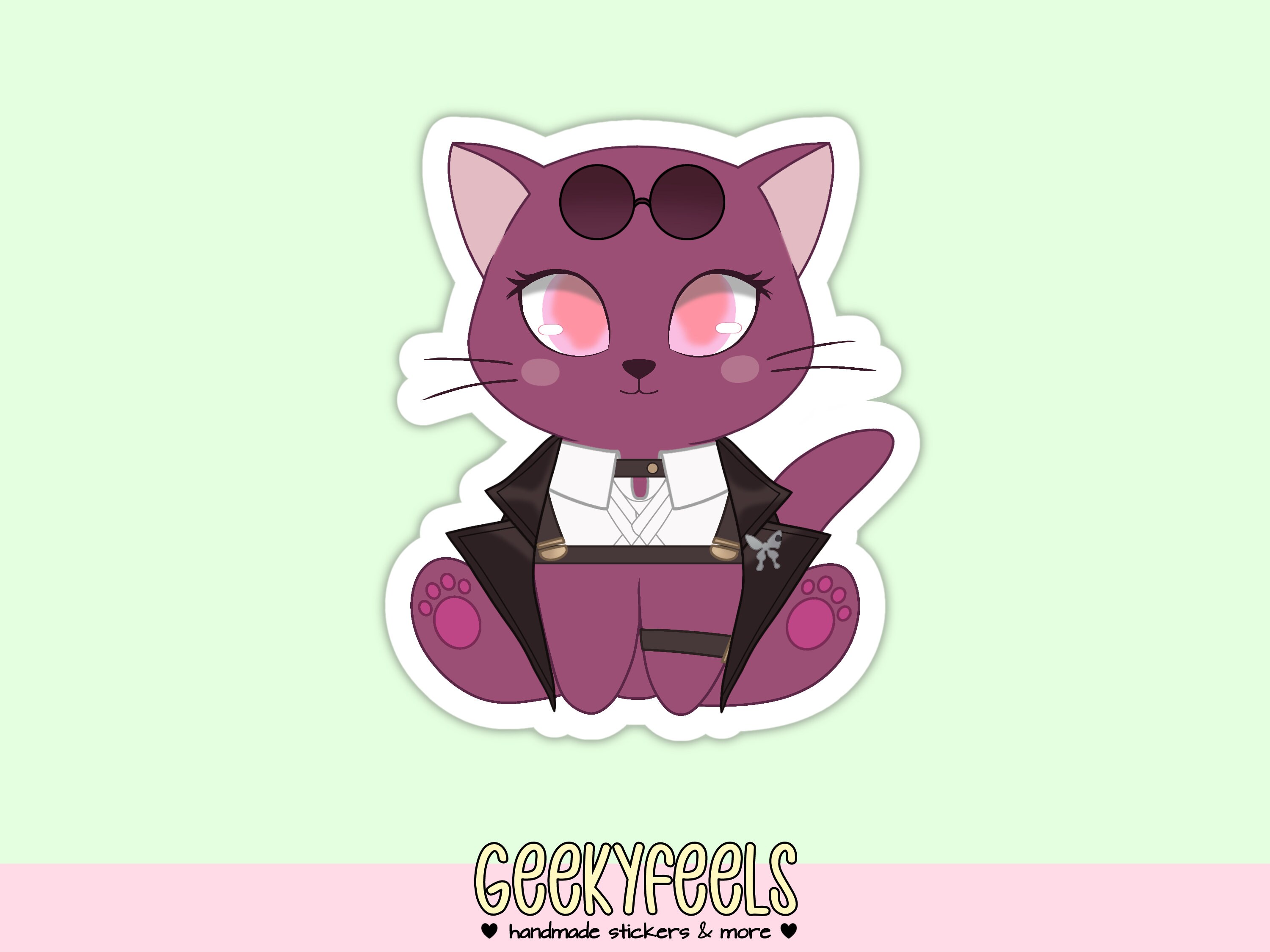 KAFKA Sticker Honkai Star Rail Sticker Kawaii Cat Sticker - Etsy Finland