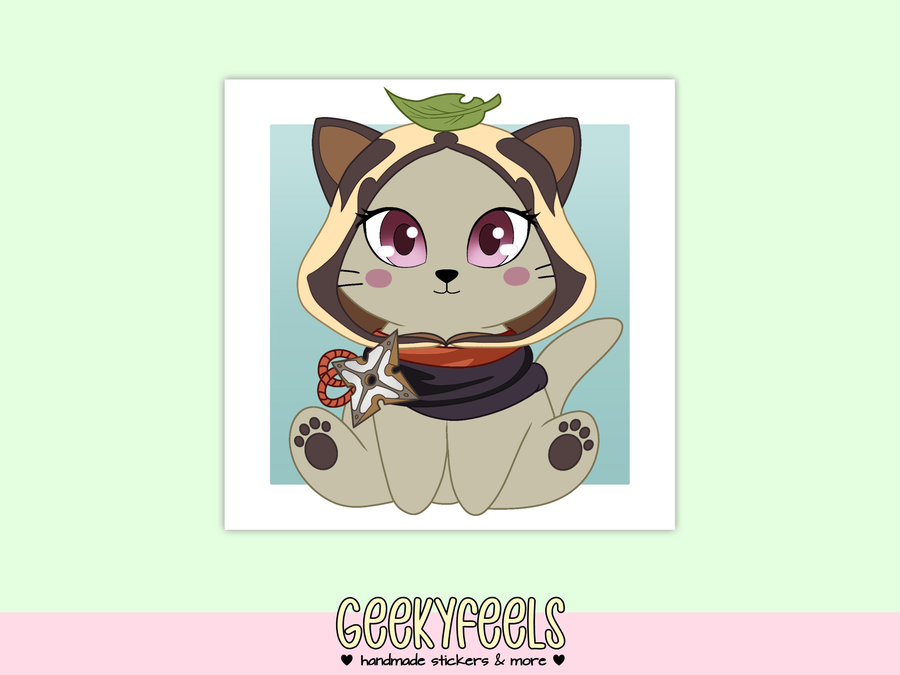 SAYU Art Print Genshin Impact Poster Cute Wall Decor Card - Etsy