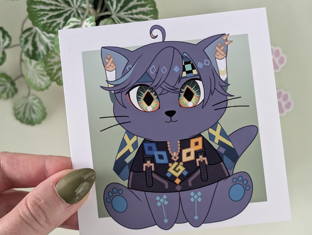 KINICH Art Print, Genshin Impact Poster, Cute Wall Decor Card, Mini ...