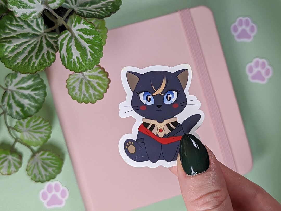 DEHYA Sticker, Genshin Impact Sticker, Kawaii Cat Sticker Gift for ...