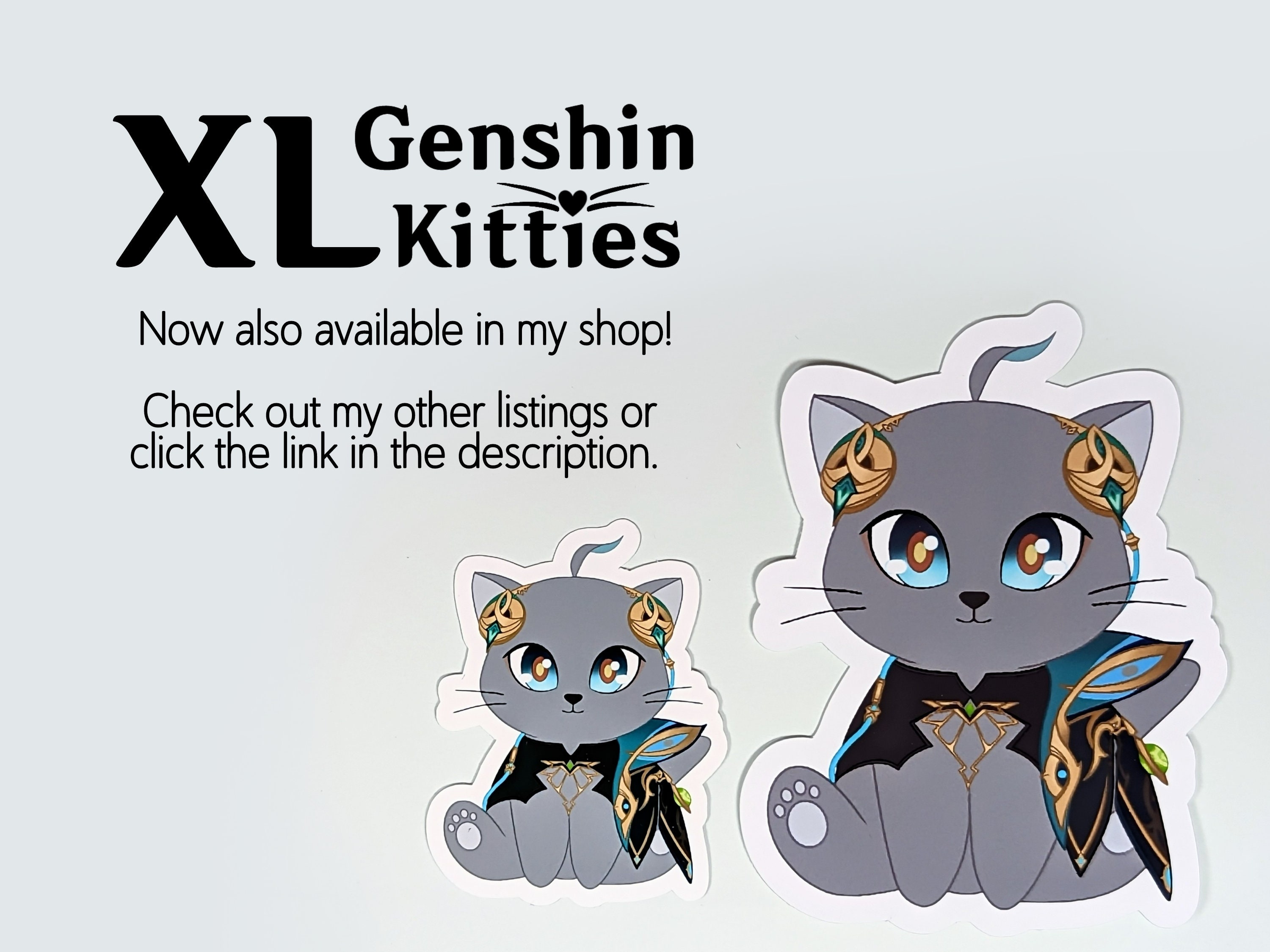 Lyney Sticker Genshin Impact Sticker Kawaii Cat Sticker T Etsy