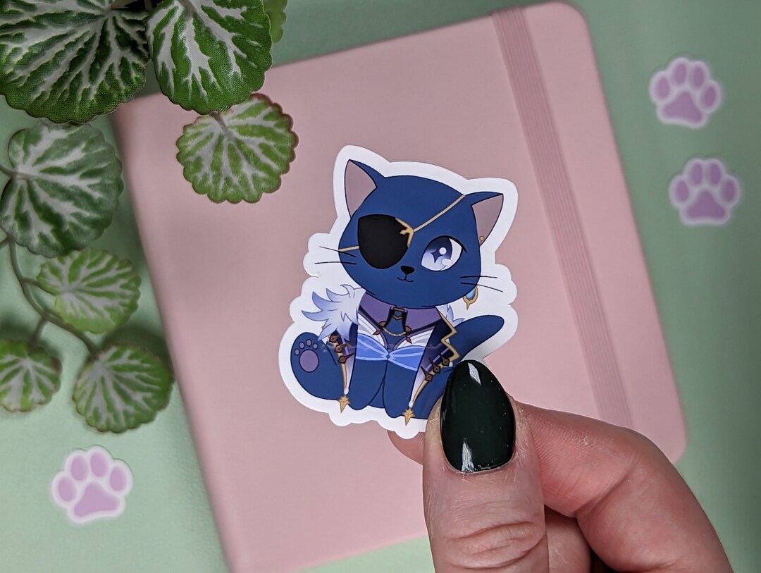 KAEYA Sticker, Genshin Impact Sticker, Kawaii Cat Sticker Gift for ...
