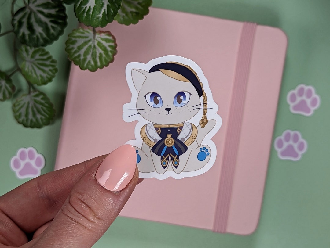 FREMINET Sticker, Genshin Impact Sticker, Kawaii Cat Sticker Gift for ...