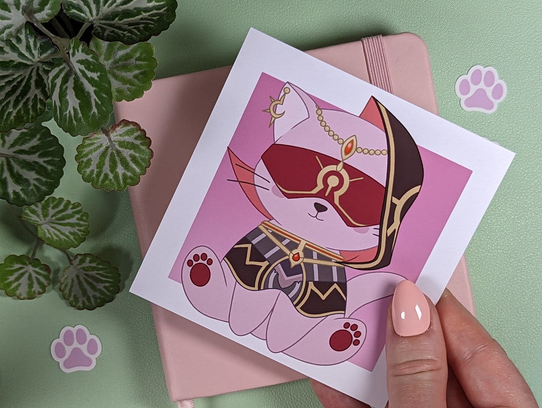 BABEL Art Print, Genshin Impact Poster, Cute Wall Decor Card, Mini ...