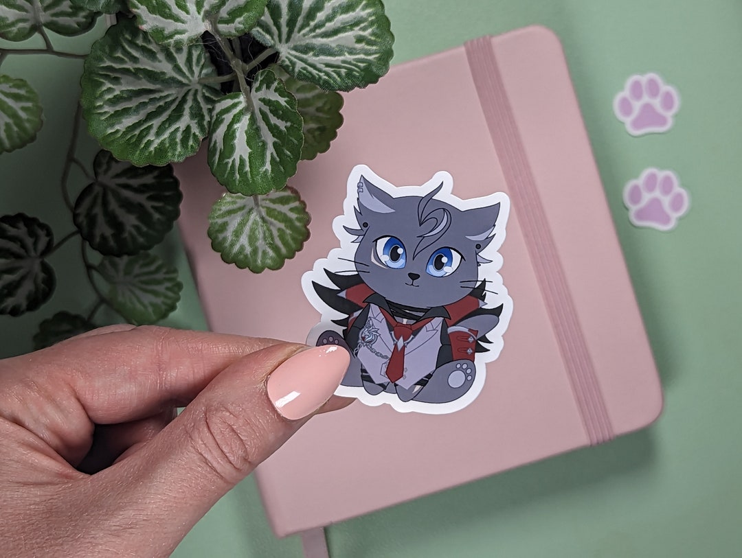 WRIOTHESLEY Sticker, Genshin Impact Sticker, Kawaii Cat Sticker Gift ...