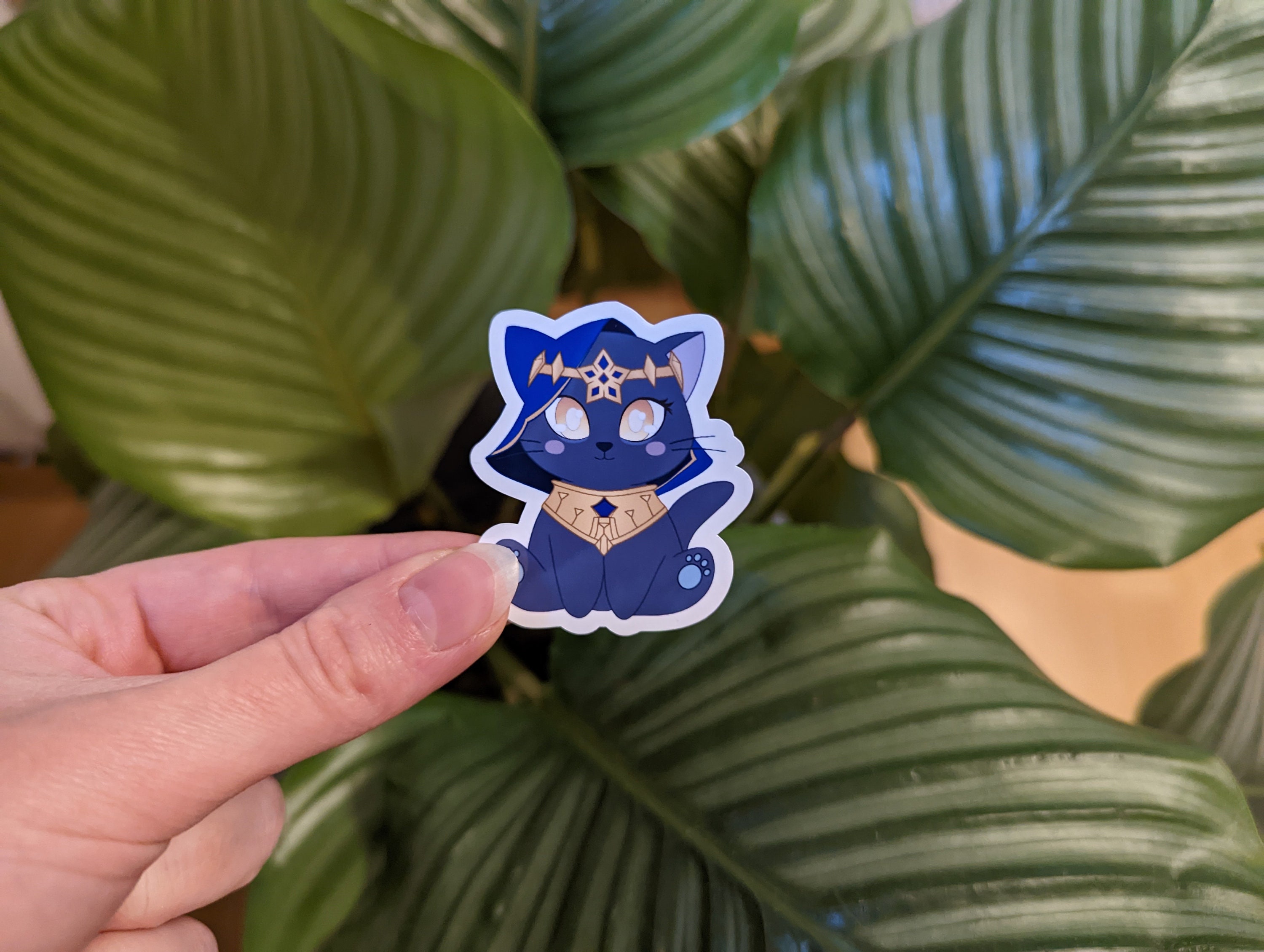 LAYLA Sticker Genshin Impact Sticker Kawaii Cat Sticker - Etsy