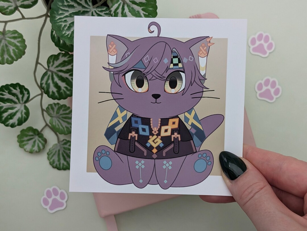 KINICH Art Print, Genshin Impact Poster, Cute Wall Decor Card, Mini ...