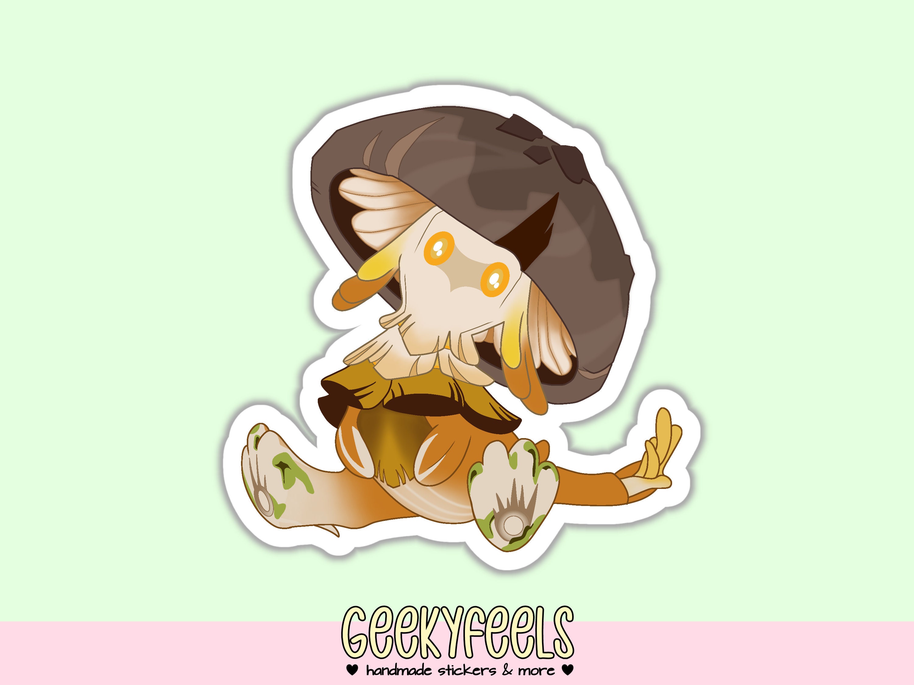 GROUNDED GEOSHROOM Sticker Genshin Impact Sticker Genshin - Etsy UK