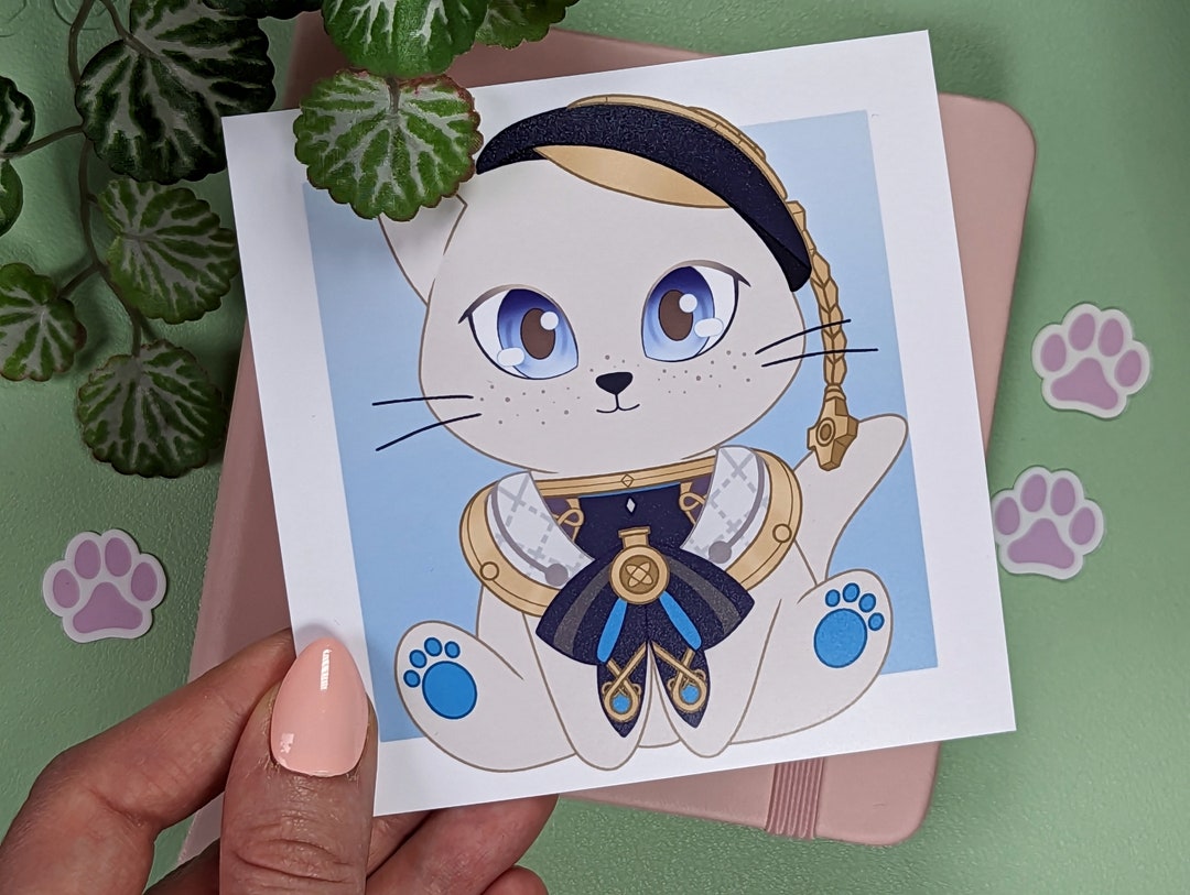 FREMINET Art Print Genshin Impact Poster Cute Wall Decor - Etsy