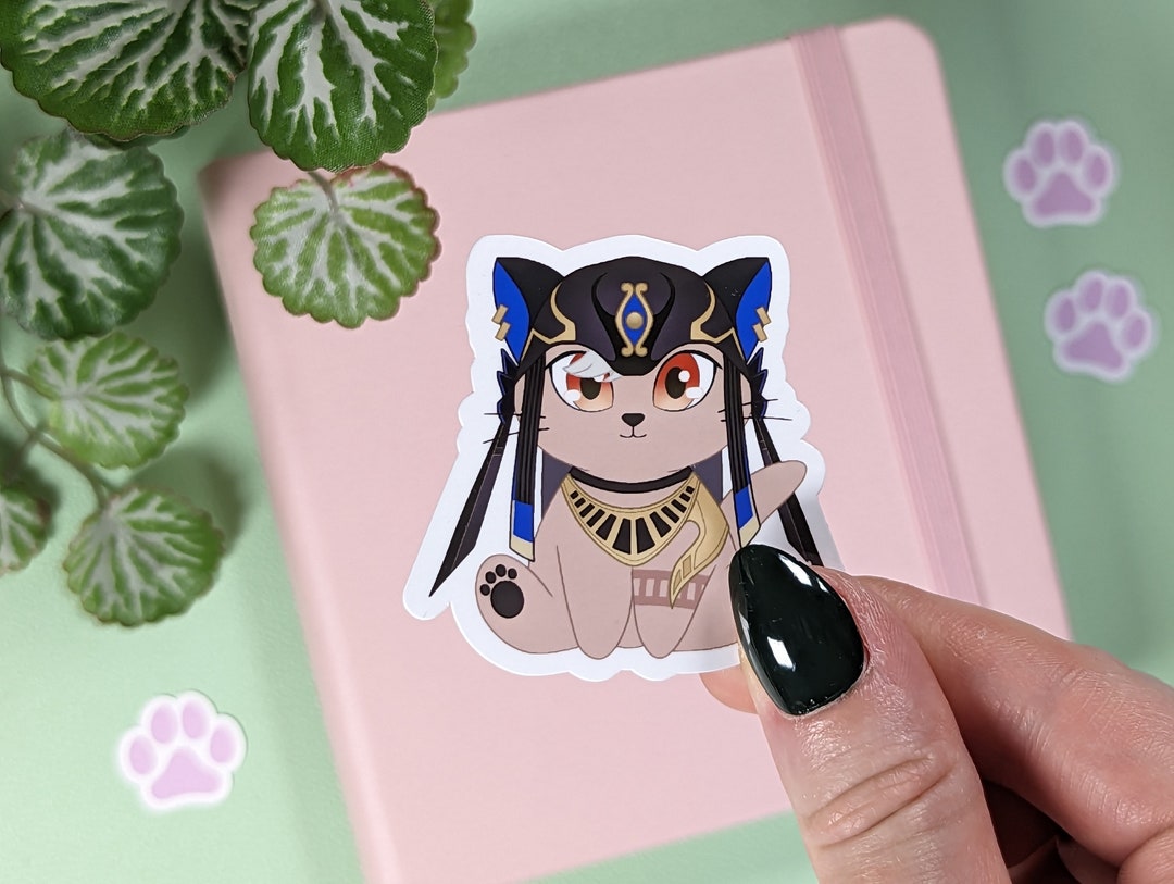 CYNO Sticker, Genshin Impact Sticker, Kawaii Cat Sticker Gift for Anime ...