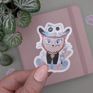 IFA Genshin Impact Cat Sticker: Natlan Chibi Vinyl Sticker - Etsy