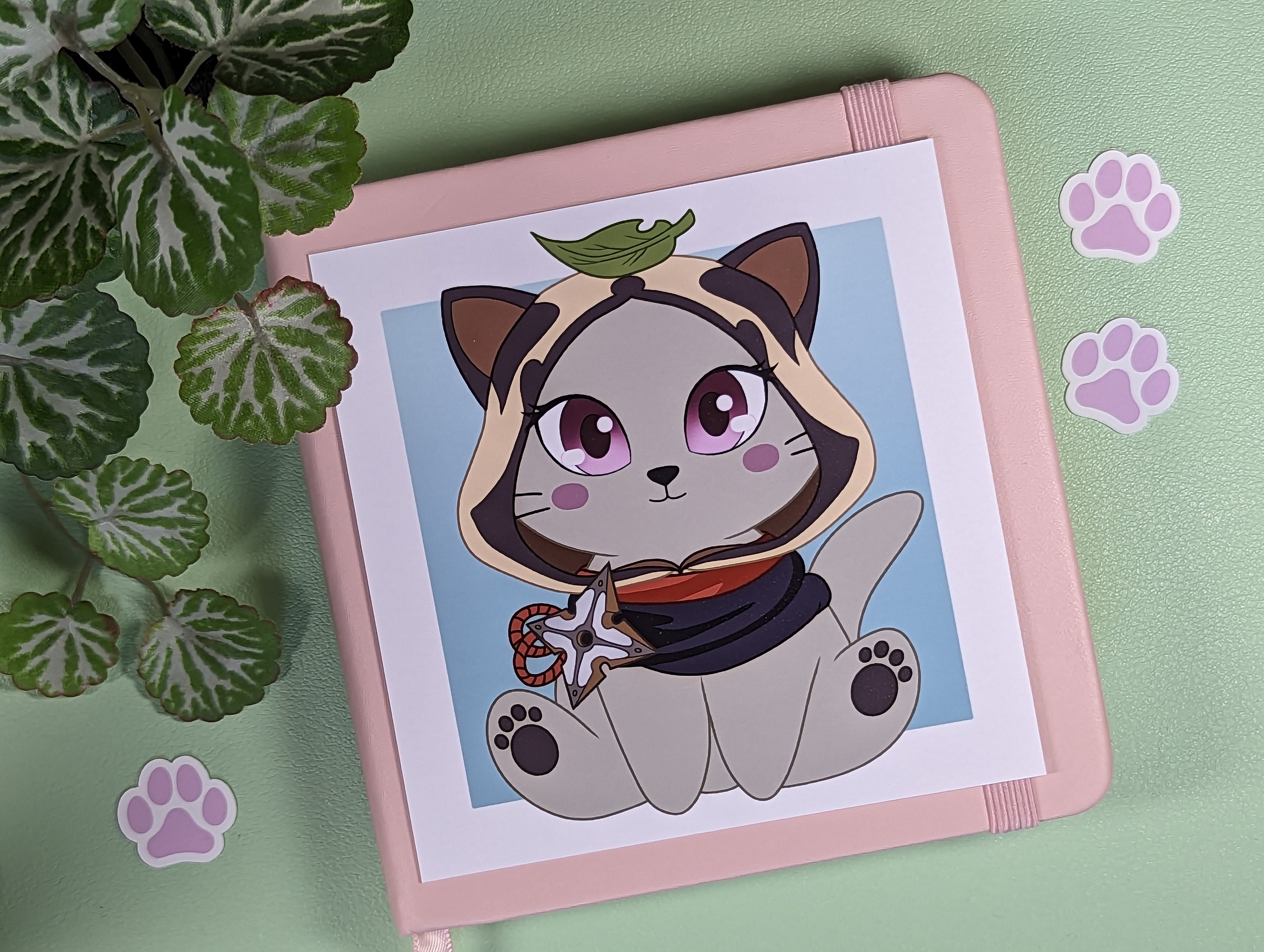 SAYU Art Print Genshin Impact Poster Cute Wall Decor Card - Etsy