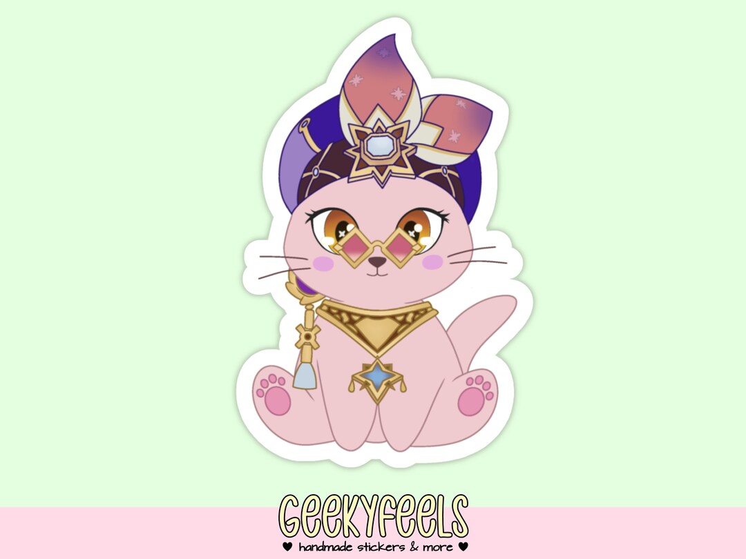 DORI Sticker Genshin Impact Sticker Kawaii Cat Sticker - Etsy