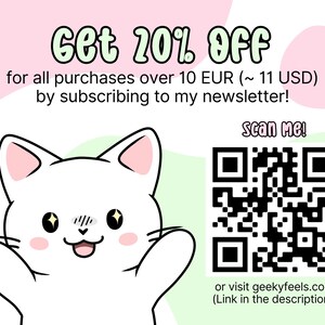 Paimon Cat Vinyl Sticker: Genshin Impact Kawaii Chibi - Etsy
