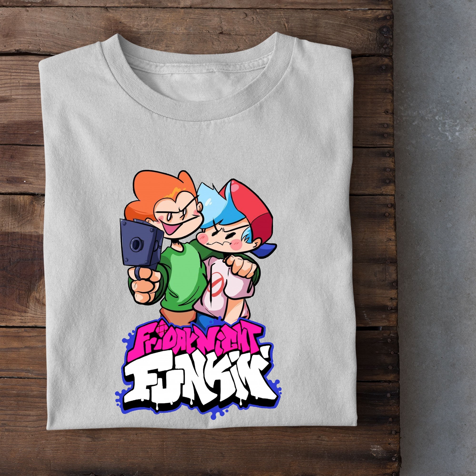 Friday-Night Funkins Boyfriend And Pico Shirt Gift | Etsy