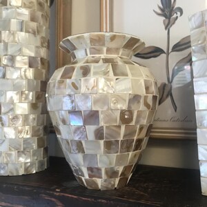 Unique Mother of Pearl Egyptian Style Vase - Etsy
