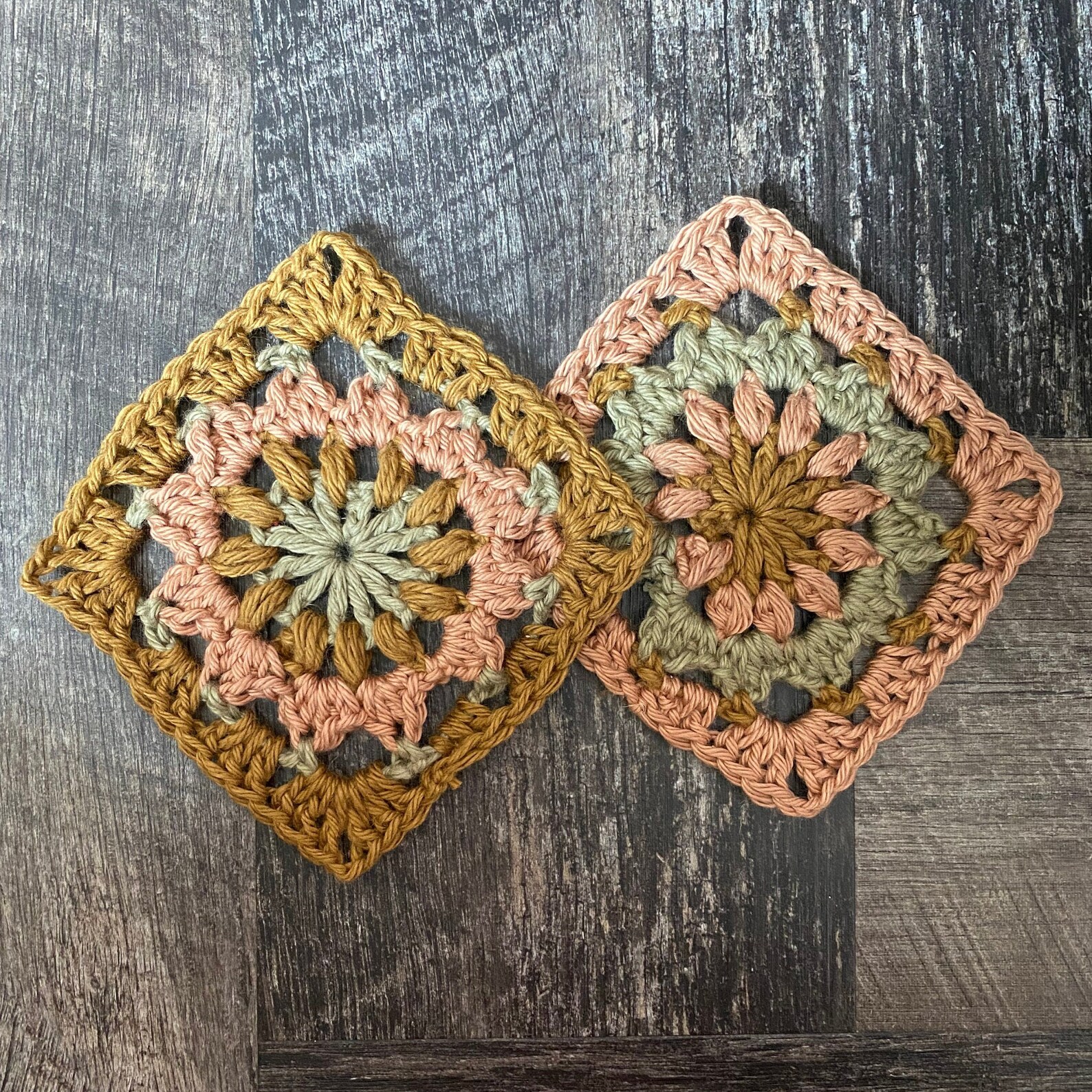 Boho Granny Square Pattern, Boho Crochet, Boho, Bohemian, Crochet Flower Pattern, Crochet Granny ...