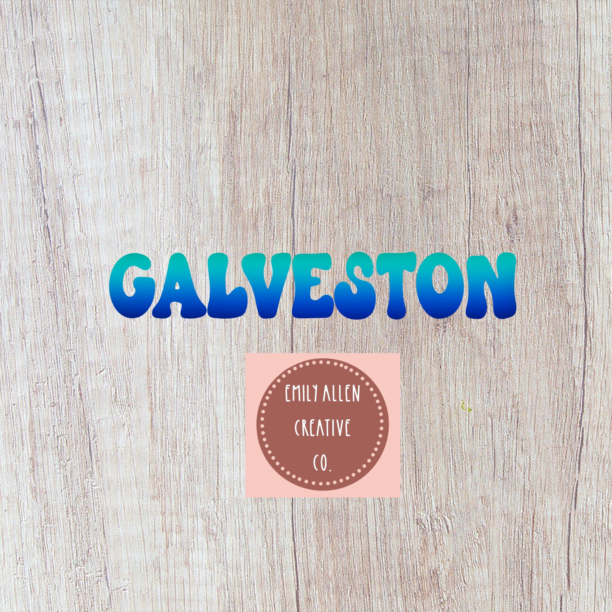 Galveston Digital Sticker JPEG PNG Trending Stickers - Etsy