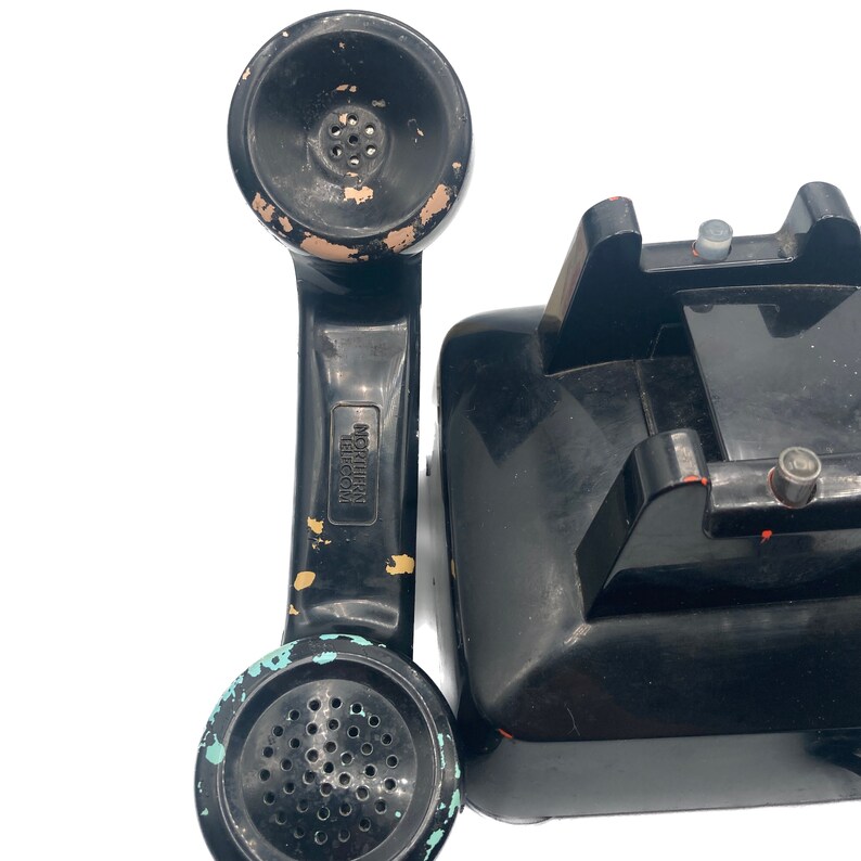Action Rental X Northern Telecom Rotary Phone With Shoulder Rest, Black ...