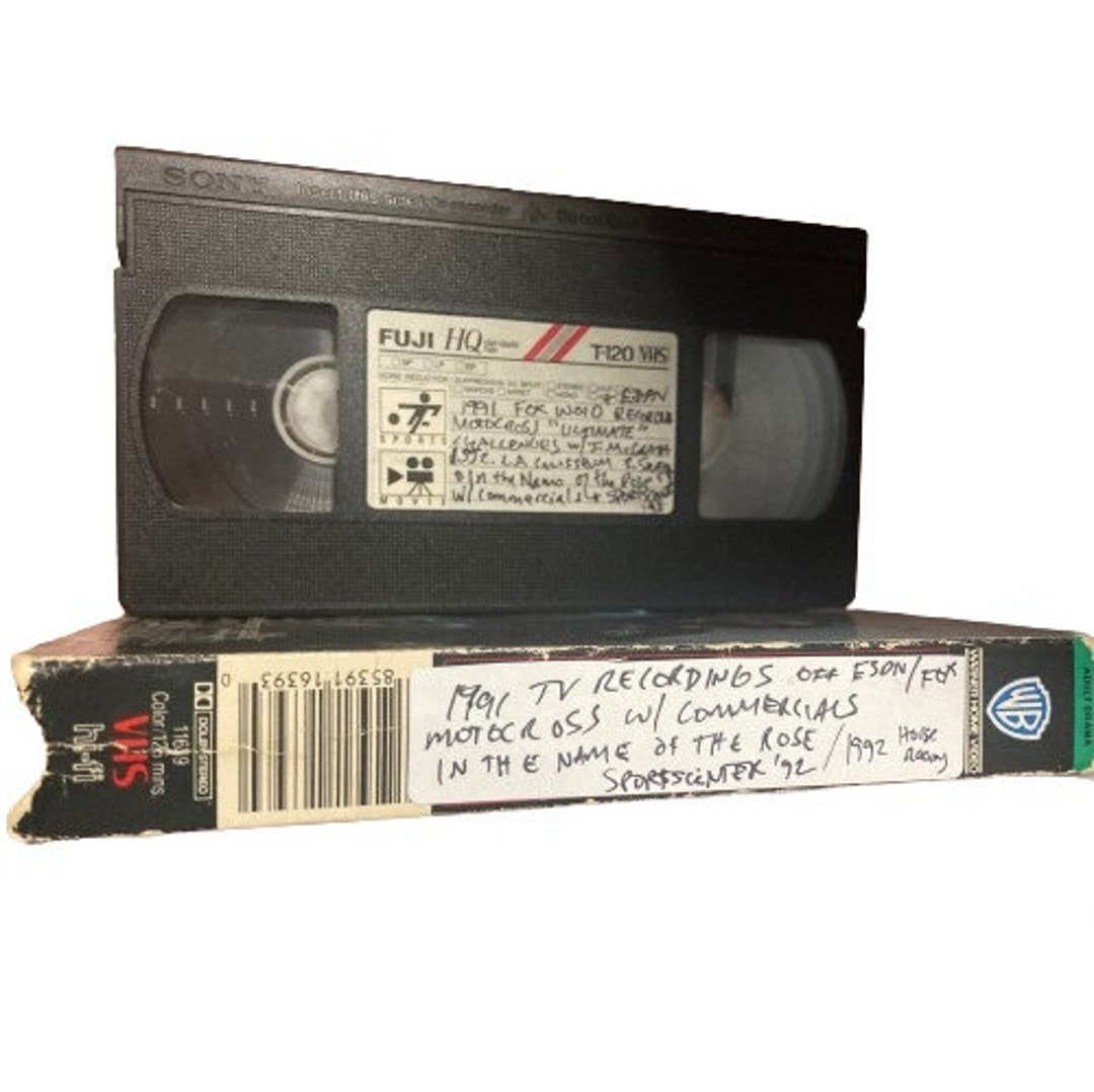 Sold as Blank W/commercials (1991 - 1992), VHS Movie, Motocross, FOX ...