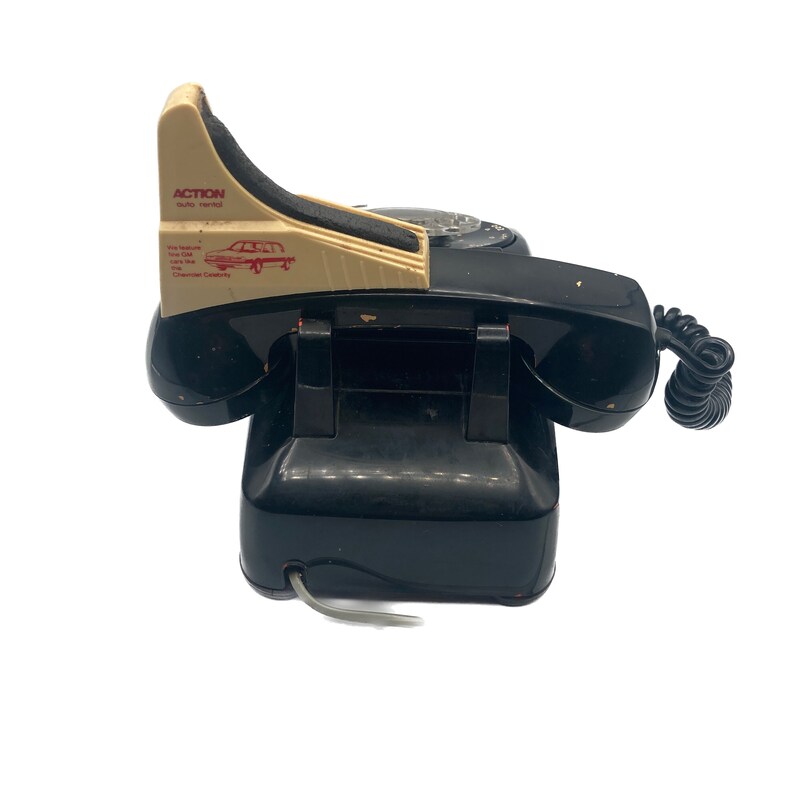 Action Rental X Northern Telecom Rotary Phone With Shoulder Rest, Black ...