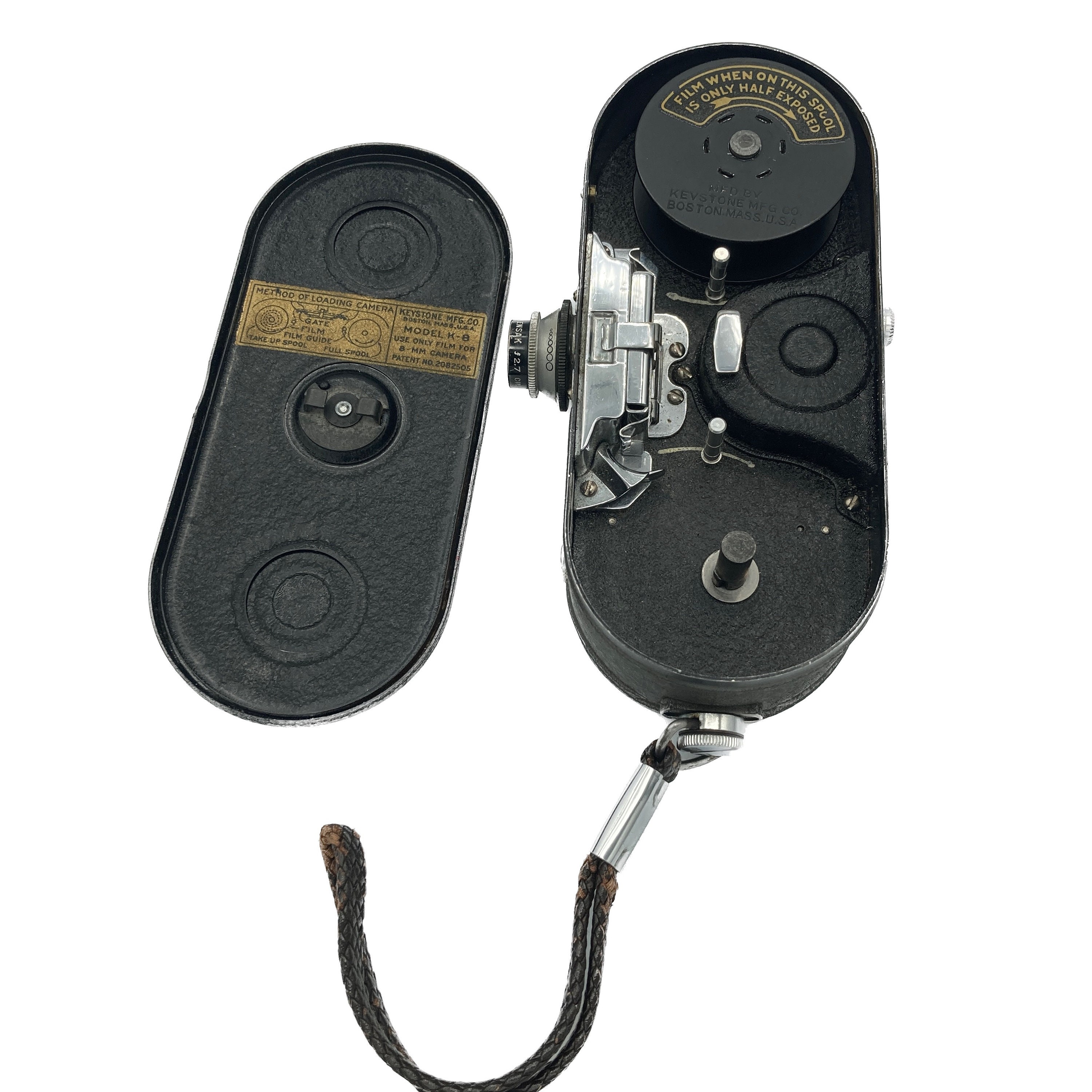 Keystone 8MM Movie Camera, Model K-8, W/box, Manuals, and Accessories ...