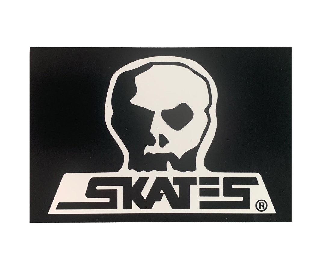SKULL SKATES Skateboard Sticker 6.5" - Etsy