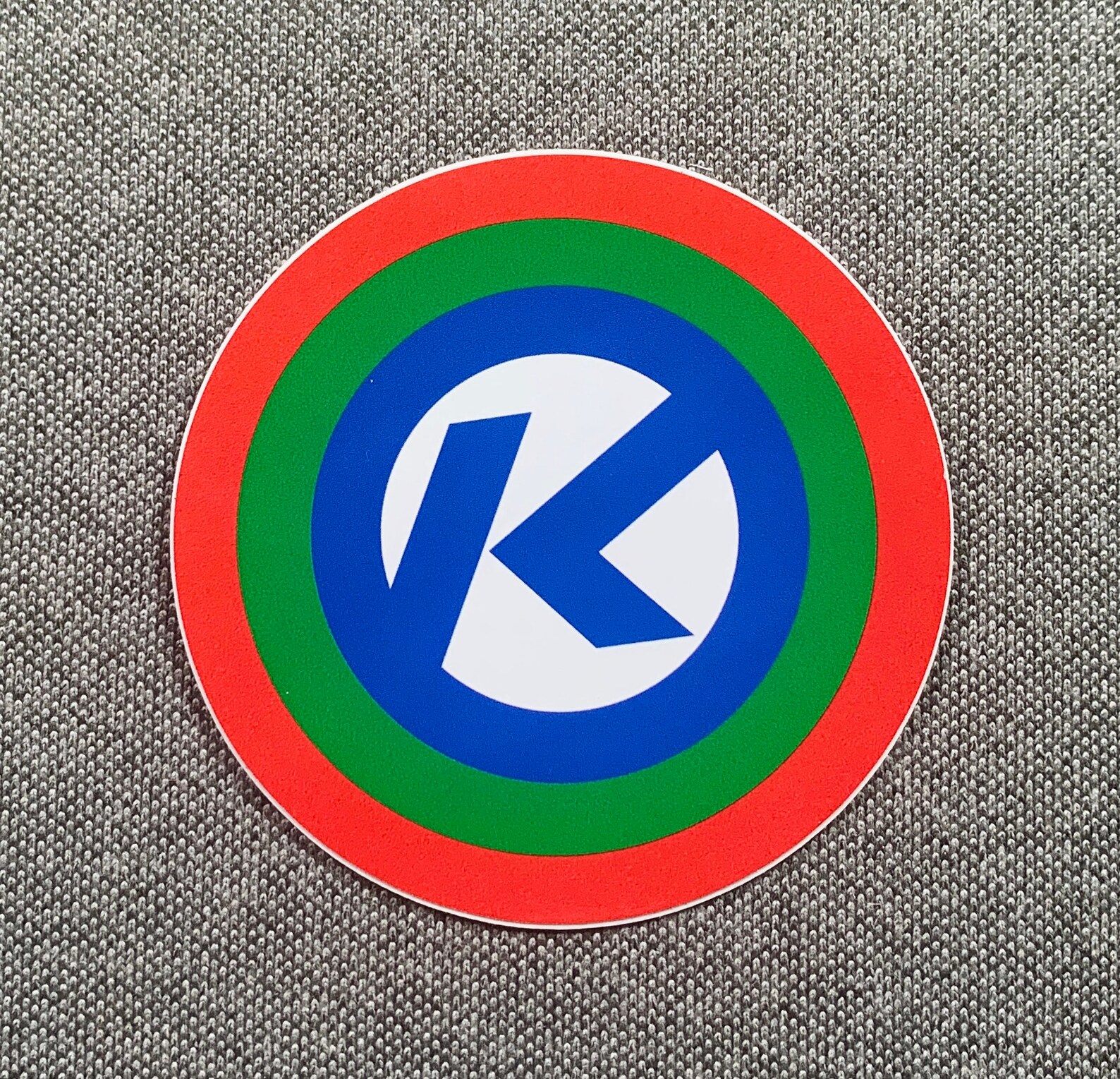 Kryptonics K Target Skateboard Sticker 2.5 Inches Red-blue-green-white ...