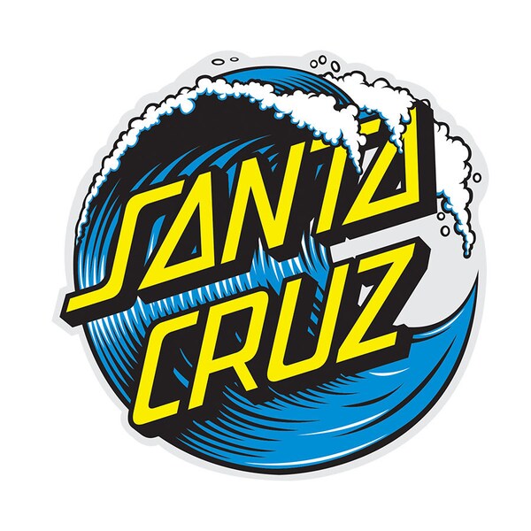 Santa Cruz Stickers - Etsy